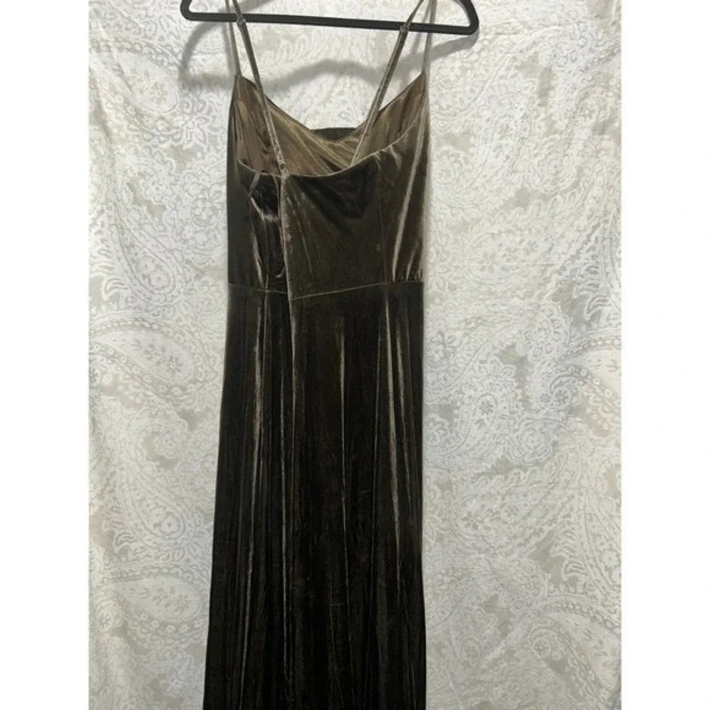 Revelry | Dresses | Revelry Velvet Maxi Dress Spaghetti Strap Cowl Neck ...